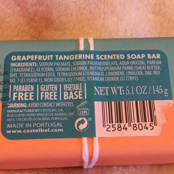 Castelbel | Bath & Body | Castelbel Grapefruit Tangerine Scented Soap ...